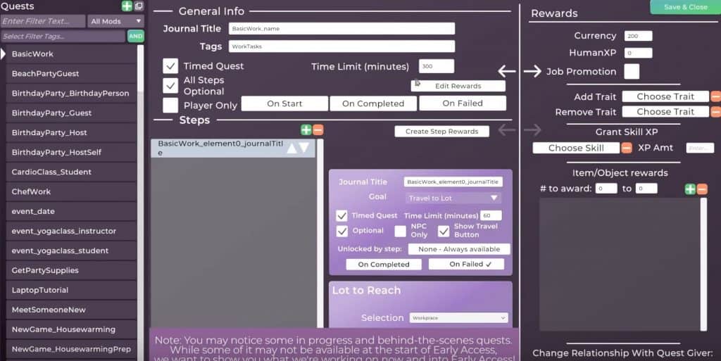 Life by You: How to: Edit and Create Quests | Modslifebyyou.com